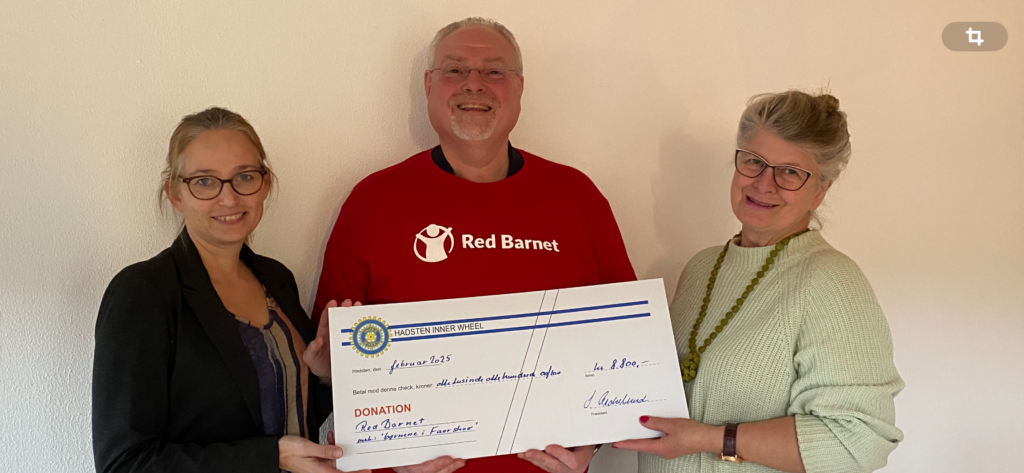 Flot lokal donation til Red Barnet - Byens Nyt